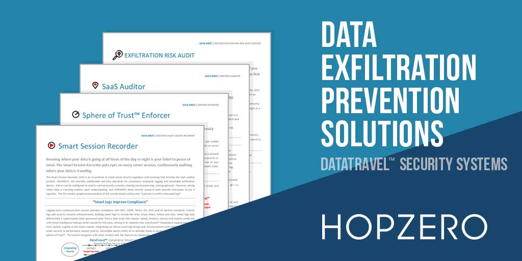 HOPZERO DataTravel™ Security Systems Datasheet